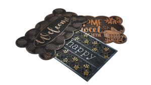 Premium / Designed Pin Mats With Rustic Painted - Floor Gardens